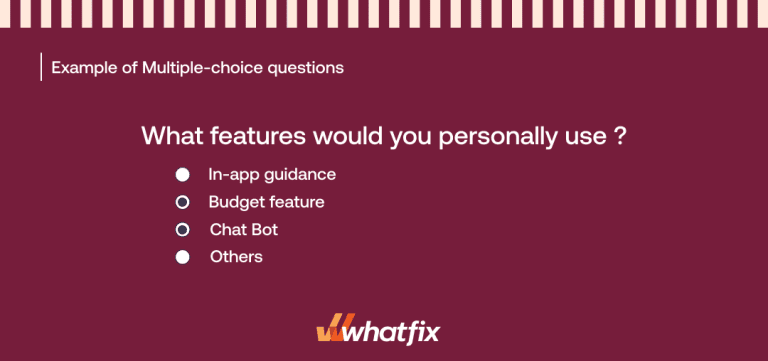 50 Examples of Useful In-App Survey Questions - Whatfix