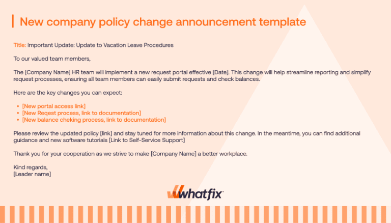 How to Write Organizational Change Announcements (+Templates)